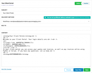Editing System Email Templates | Jetpack CRM
